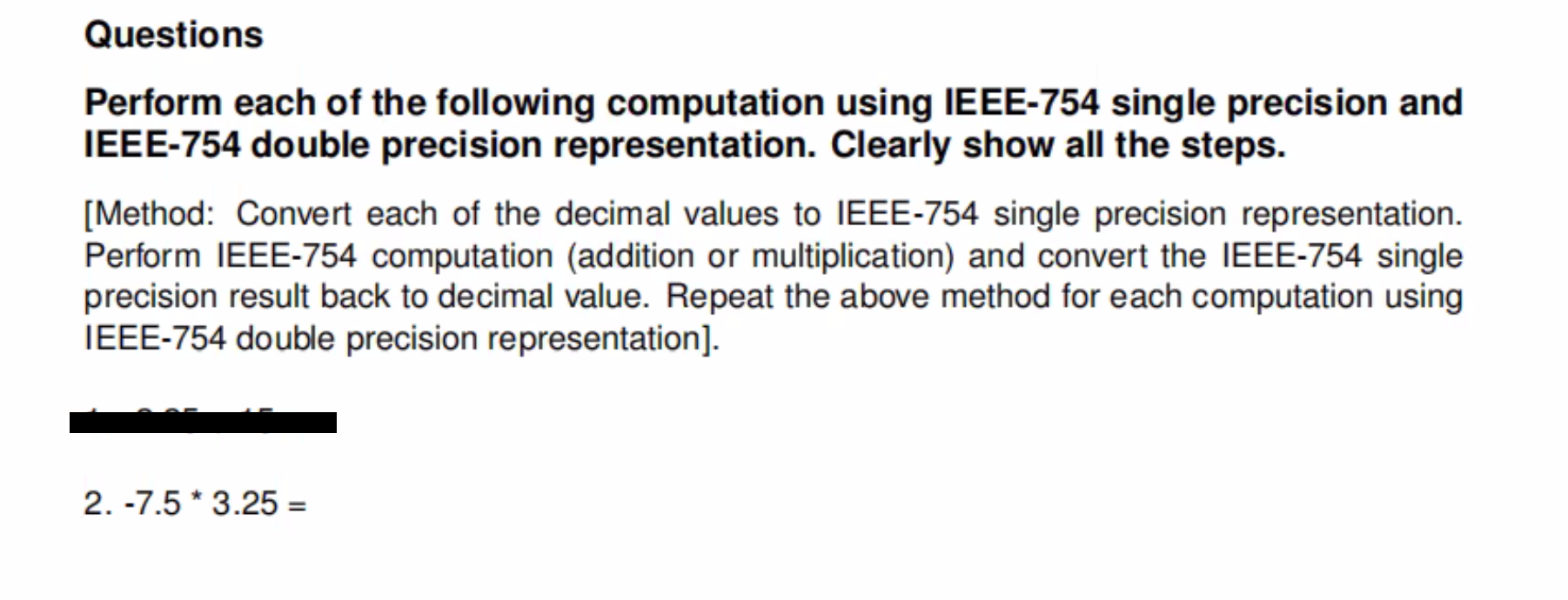 Solved Questions Perform each of the following computation | Chegg.com