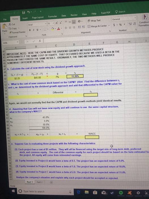 Solved Insert Page Layout Formulas Data Review View Help | Chegg.com