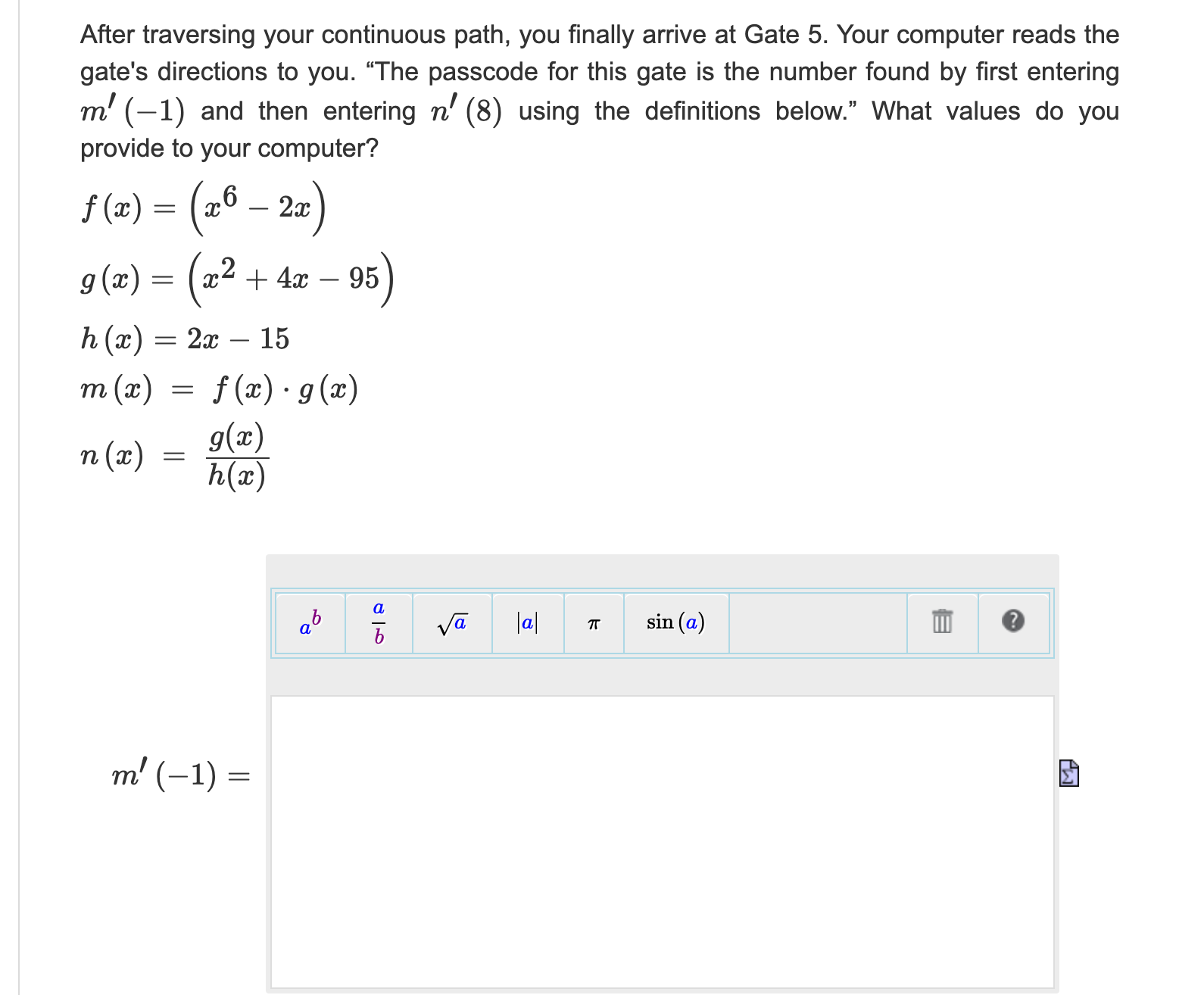 Solved After traversing your continuous path, you finally | Chegg.com