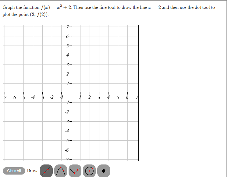Solved Graph the function f(x)=−13x+4f(x)=-13x+4. Use the | Chegg.com