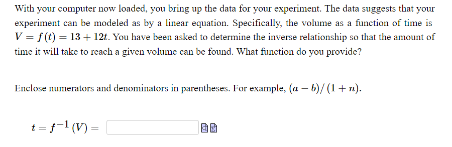 Solved With your computer now loaded, you bring up the data | Chegg.com