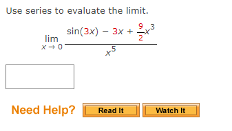 Solved Use series to evaluate the limit. | Chegg.com