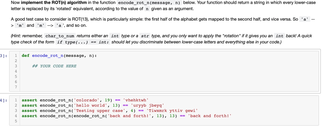 Solved Now Implement The Rotn Algorithm In The Function