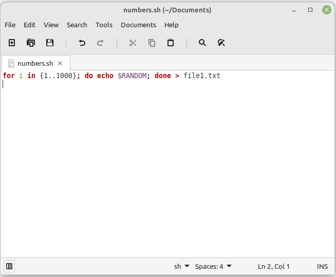 Solved I want to modify the following Linux script To do | Chegg.com