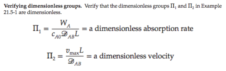 Solved Verifying dimensionless groups. Verify that the | Chegg.com