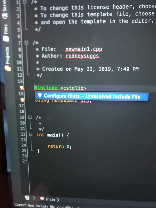 Solved Why am I getting a unresloved identifier and | Chegg.com Solved Why am I getting a unresloved identifier and | Chegg.com