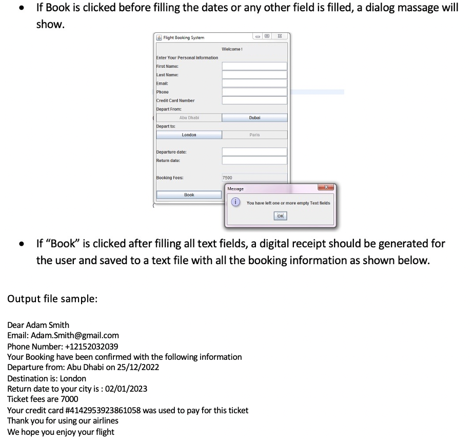 Solved 1. Interface: Create a JFrame similar to the one in | Chegg.com