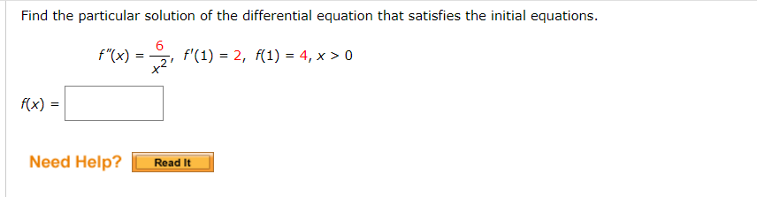 Solved Find the particular solution of the differential | Chegg.com