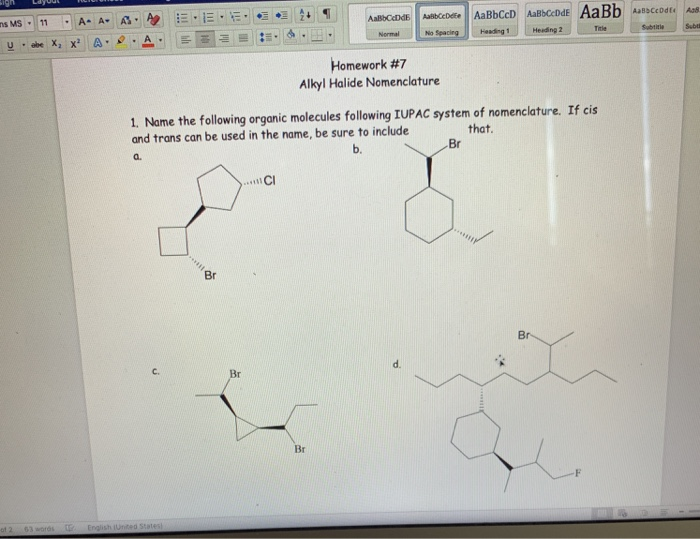 Solved lgla AaBb AaBbCcDdE Aal AaBbCcD AaBbCcDdE EEE | Chegg.com