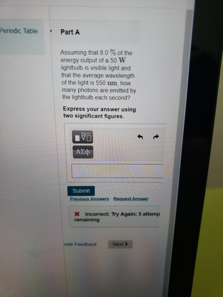 Solved Periodic Table Part A Assuming that 80 % of the | Chegg.com