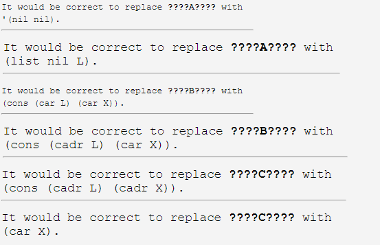 Suppose You Want To Define A Lisp Function 