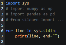 Solved Given the starting python 3 code: Create a code | Chegg.com