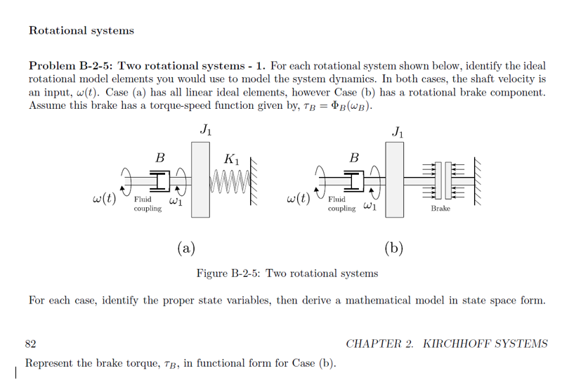 Solved Two rotational systems - 1. For each rotational | Chegg.com
