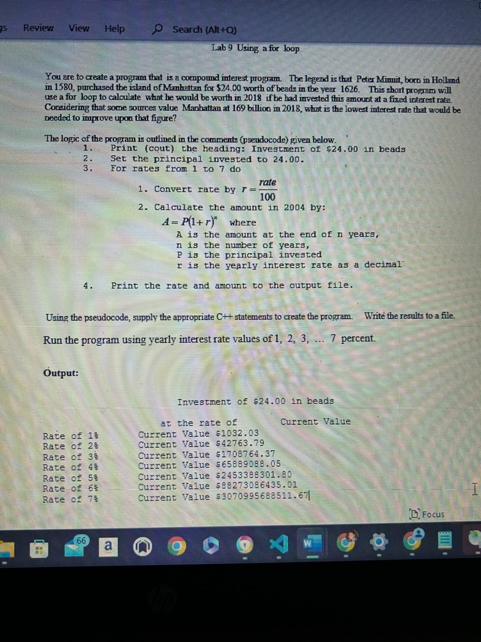 Solved You are to create a program that is a compomd | Chegg.com