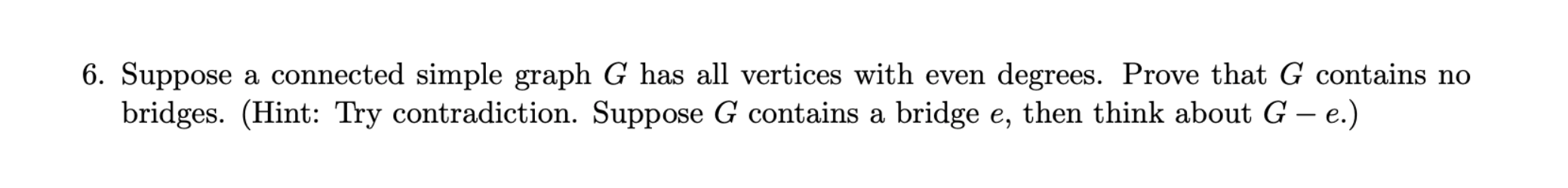 Solved Suppose a connected simple graph G has all vertices | Chegg.com