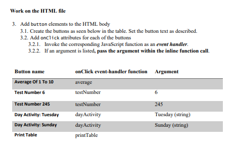 Solved Sample Output - HTML Rendering Average of 1 to 10 | Chegg.com