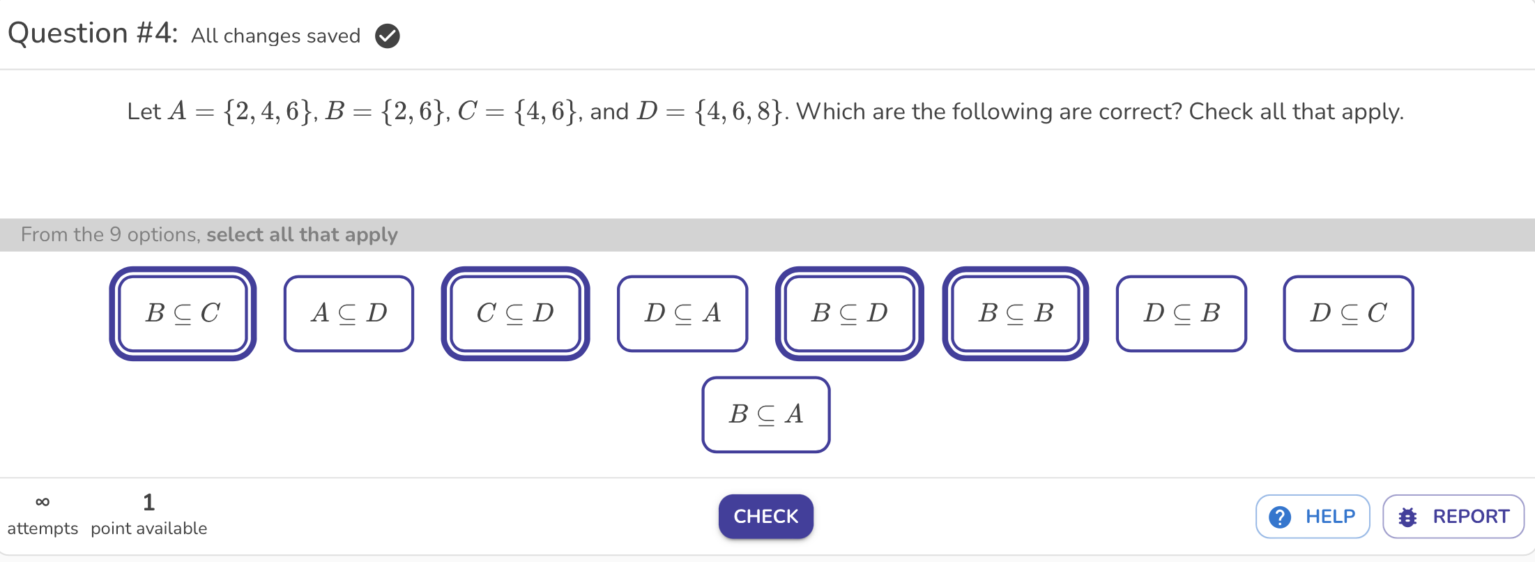 Solved Question #4: All changes savedLet | Chegg.com