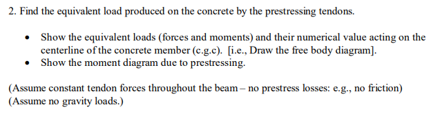 Solved 2. Find the equivalent load produced on the concrete | Chegg.com
