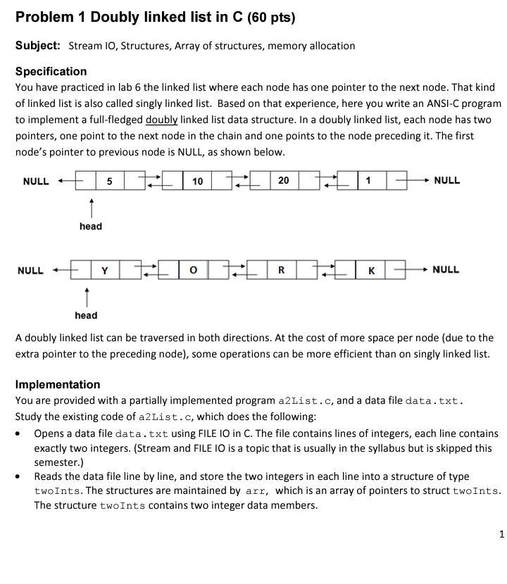 Solved Note : code must be written in C language without | Chegg.com