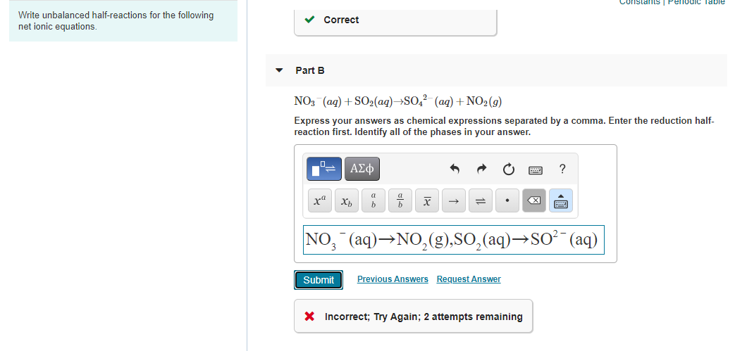 Solved Coristanis Periodic Table Write unbalanced | Chegg.com