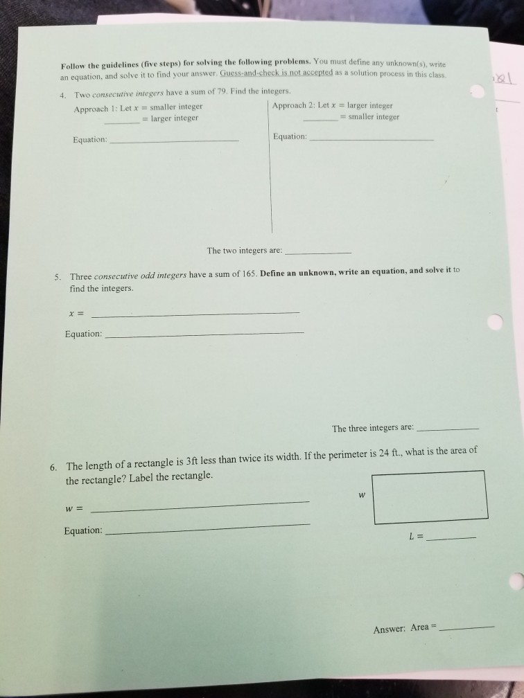 Solved 1. Identify the LCD (or power of 10) that you will | Chegg.com