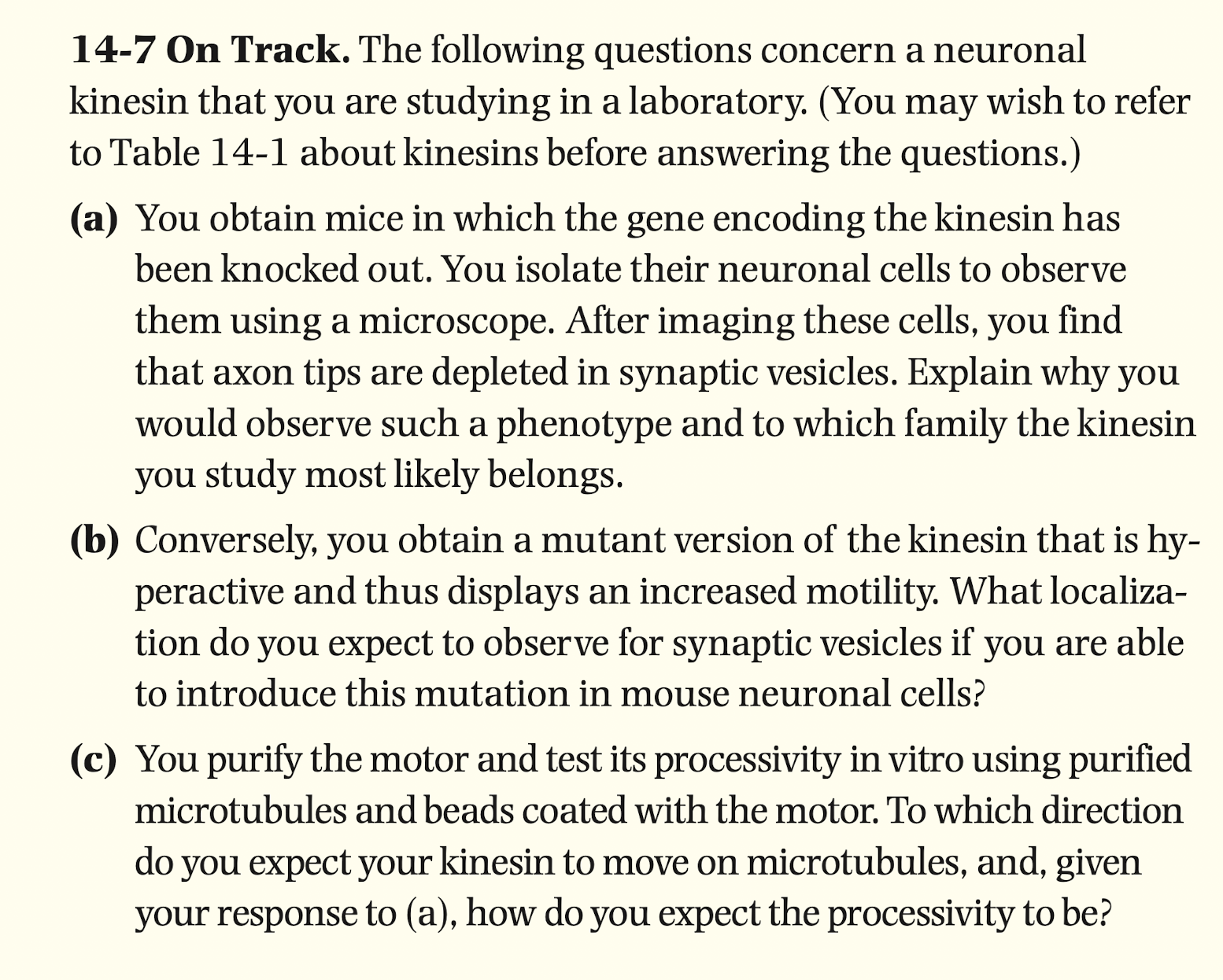 Solved 14-7 On Track. The following questions concern a | Chegg.com