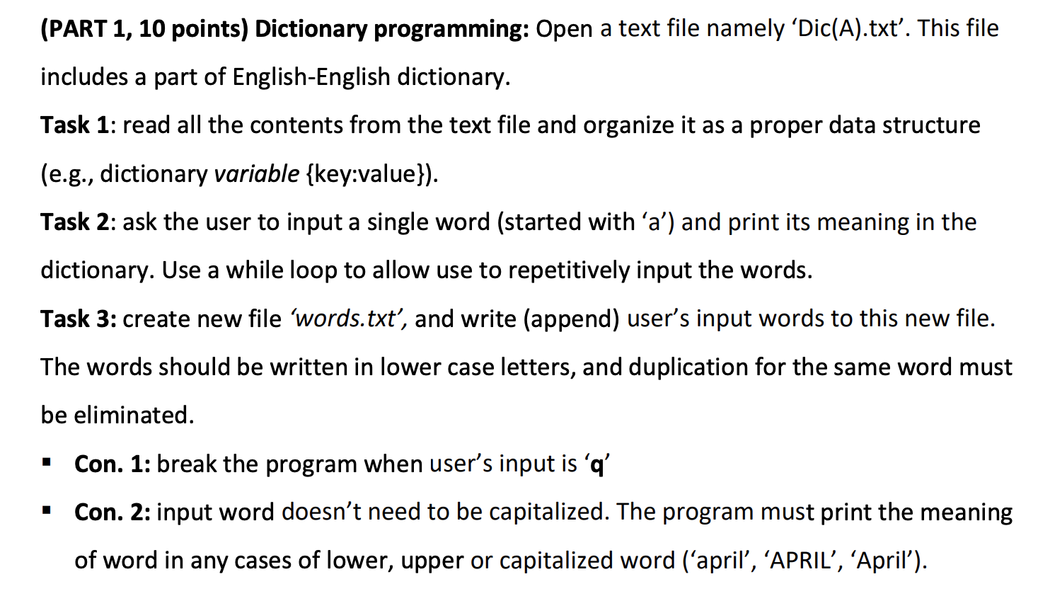 Solved PYTHON HELP!! Here is a task and my code but somehow | Chegg.com