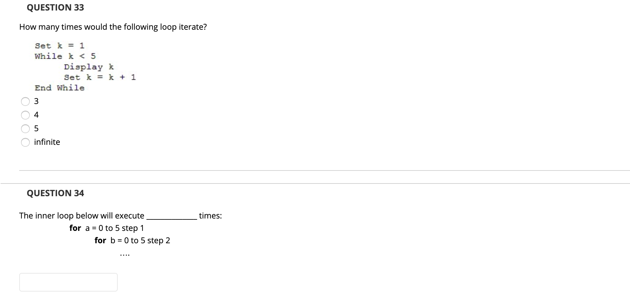 Solved A count-controlled loop uses a variable known as | Chegg.com