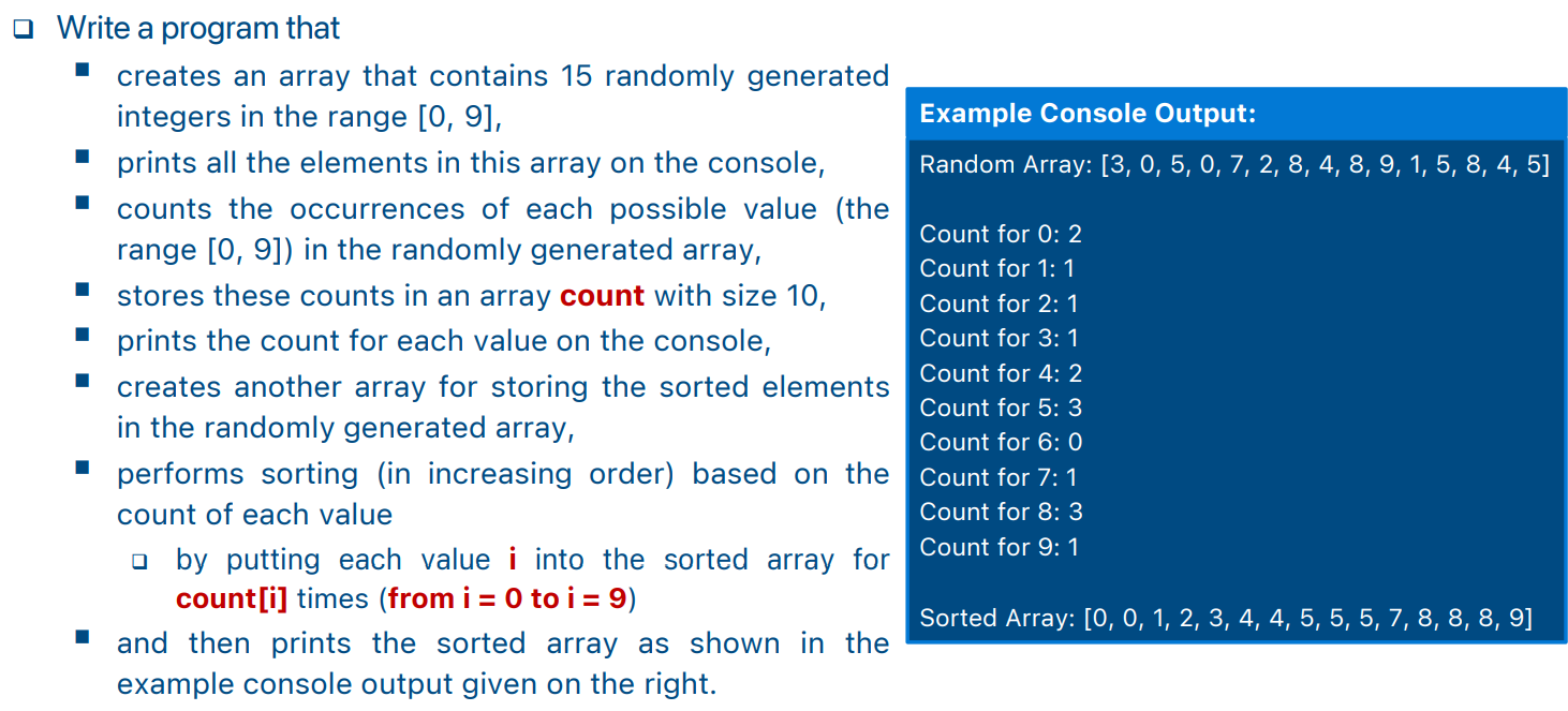 Solved Write A Program That Creates An Array That Contains 3337