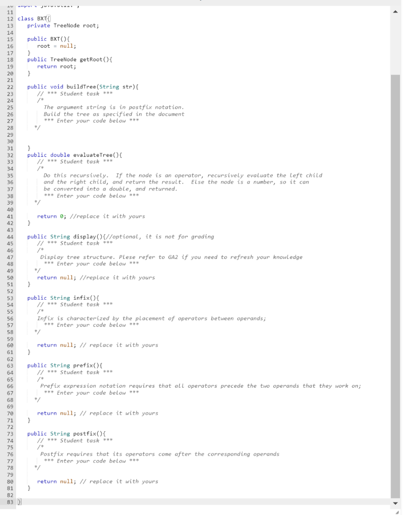 Solved in java must use the downable files to solve the | Chegg.com