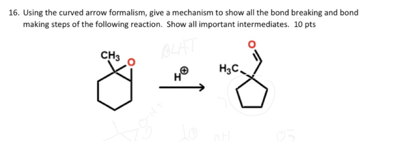 Solved 16. Using the curved arrow formalism, give a | Chegg.com