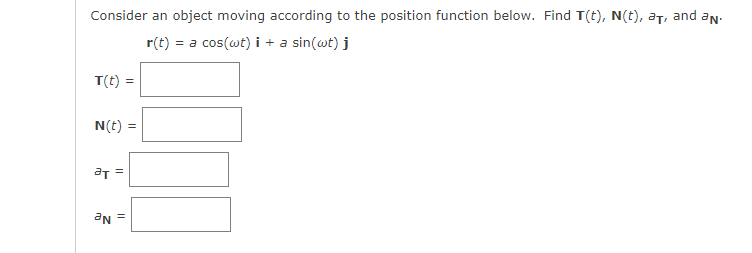 Solved Consider an object moving according to the position | Chegg.com