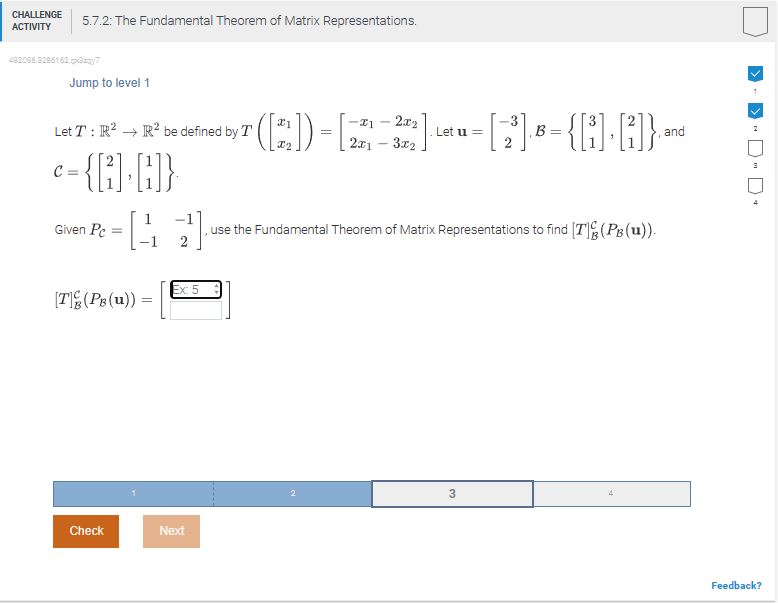 Solved 5.7.2: The Fundamental Theorem of Matrix | Chegg.com