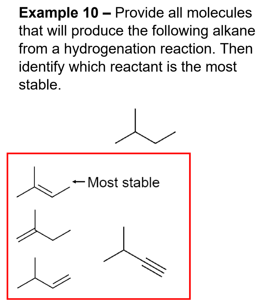 Solved Example 10 - Provide all molecules that will produce | Chegg.com