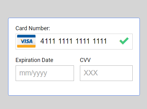 Solved We need to write a credit card form validator in | Chegg.com