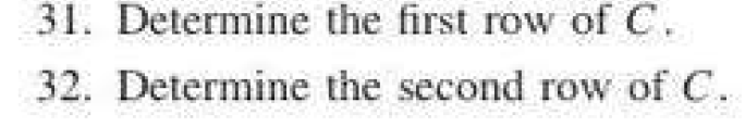 Solved In Exercises 29–32. assume that C [23 2 -3 0.4 2e 12 | Chegg.com