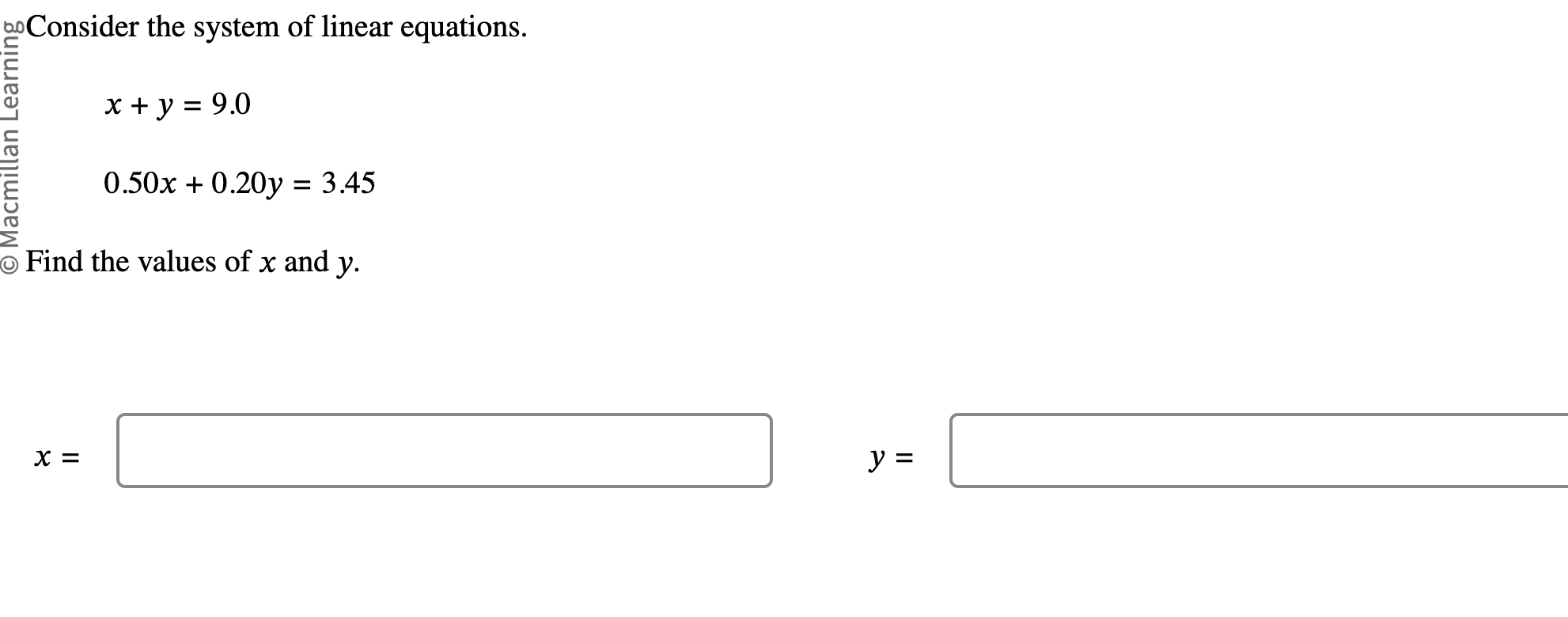 Solved Consider the system of linear equations. | Chegg.com