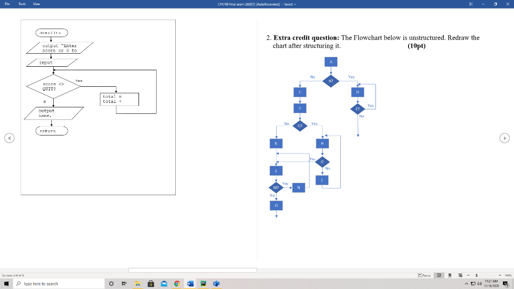 what is the correct pseudocode of the following | Chegg.com