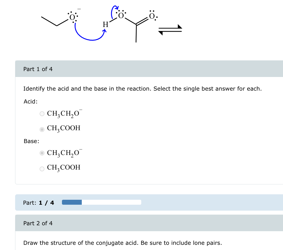 Solved Draw the structure of the conjugated acid and base. | Chegg.com