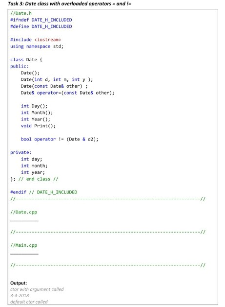 Solved complete task 3 to get the outputs given. cpp | Chegg.com