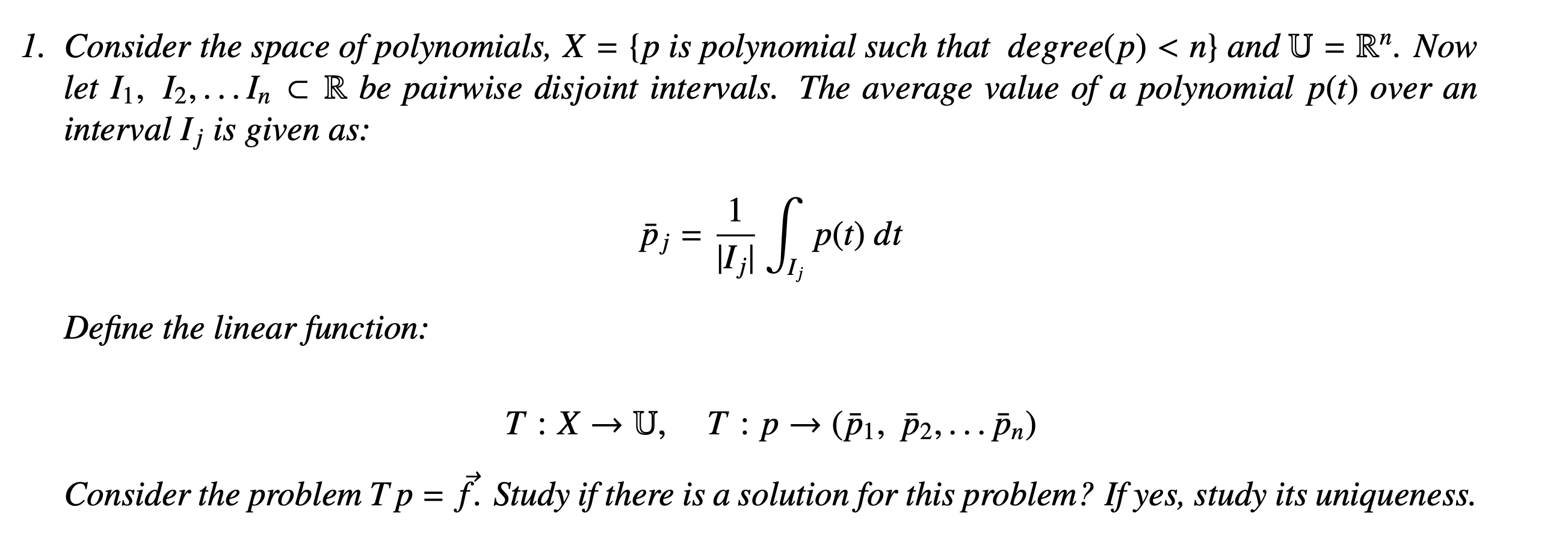 Consider the space of polynomials, X={p is polynomial | Chegg.com