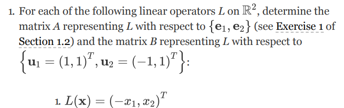 Solved 2. Let {u₁, U₂} and {V₁, V2} be ordered bases for R², | Chegg.com