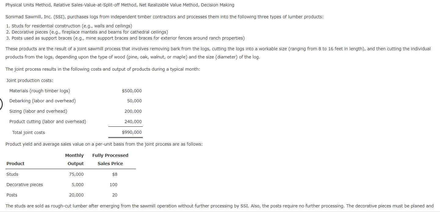 Solved Physical Units Method, Relative | Chegg.com