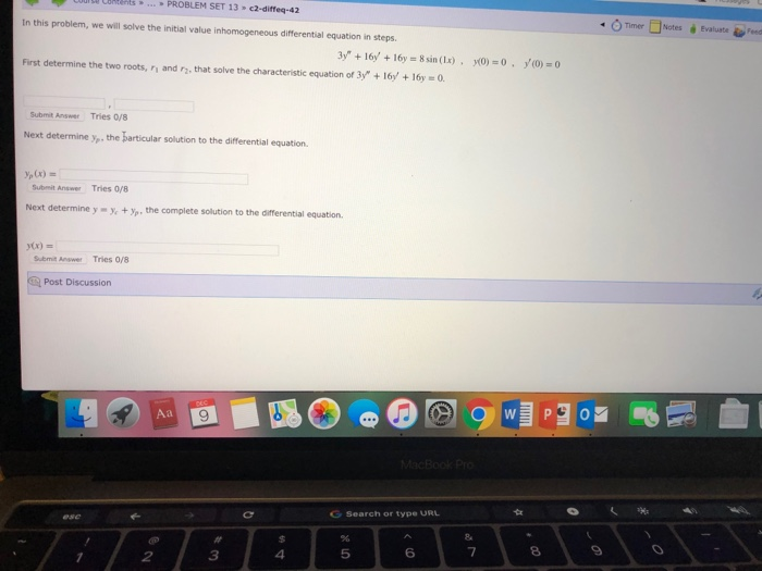 Solved PROBLEM SET 13 c2-diffeq-42 In this problem, we will | Chegg.com