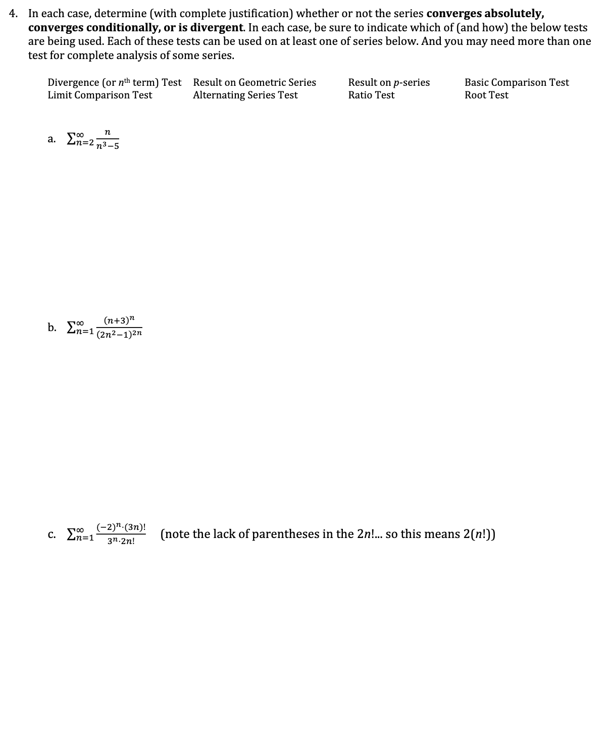 Solved 4. In each case, determine (with complete | Chegg.com