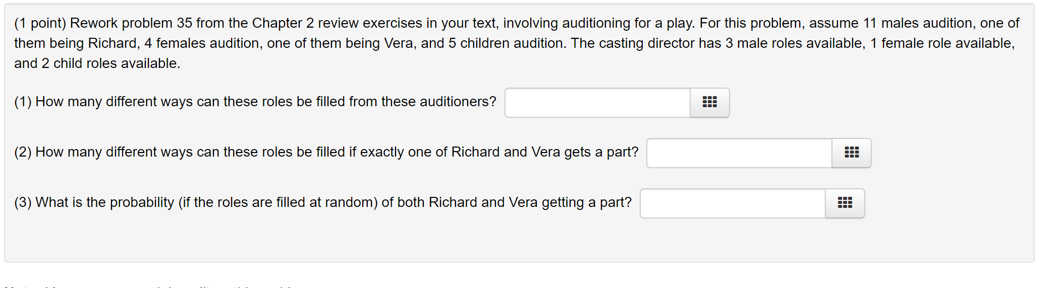Solved (1 point) Rework problem 30 from the Chapter 2 review | Chegg.com
