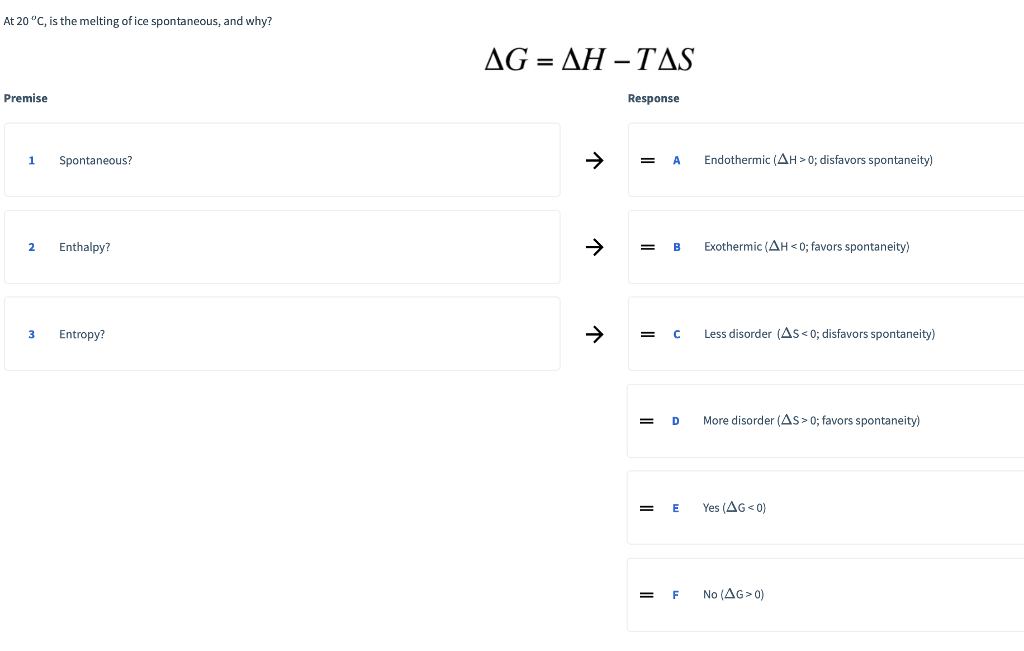 Solved Which process below represents a decrease in entropy? | Chegg.com