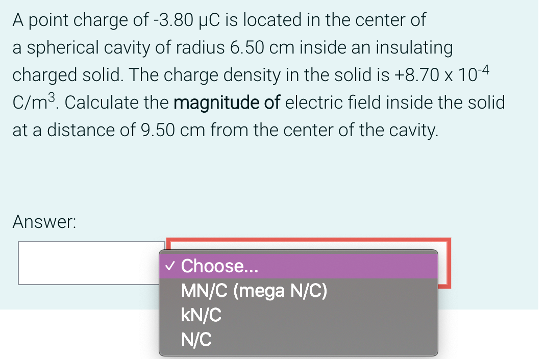 Solved A point charge of \\( -3.80 \\mu \\mathrm{C} \\) is | Chegg.com