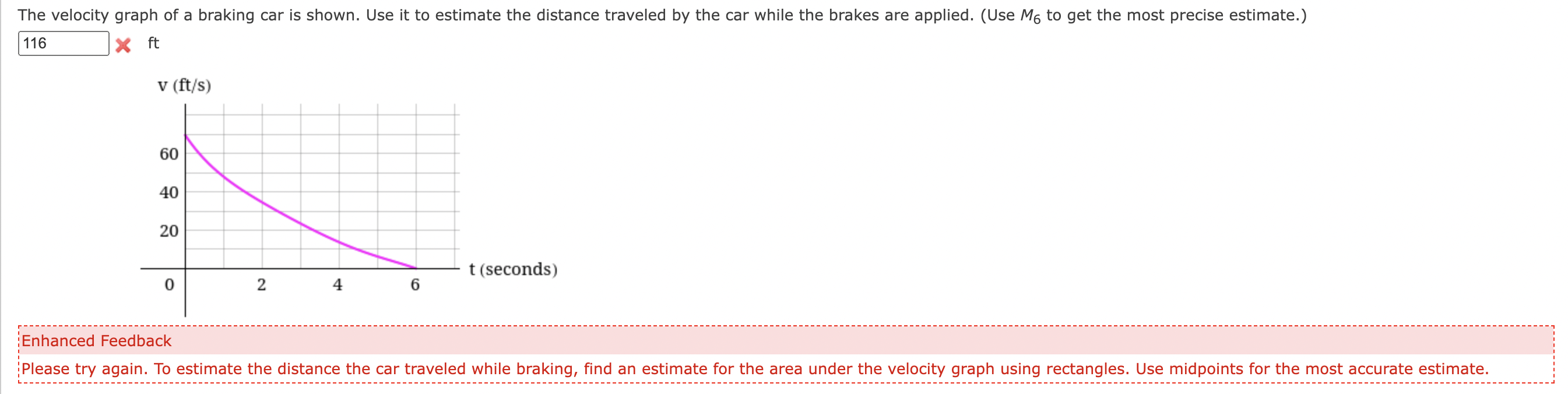 Solved The velocity graph of a braking car is shown. Use it | Chegg.com