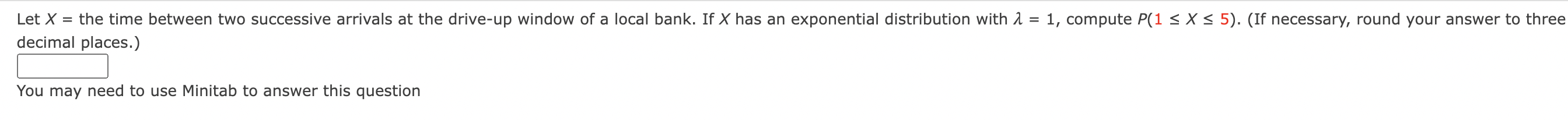 Solved decimal places.) You may need to use Minitab to | Chegg.com